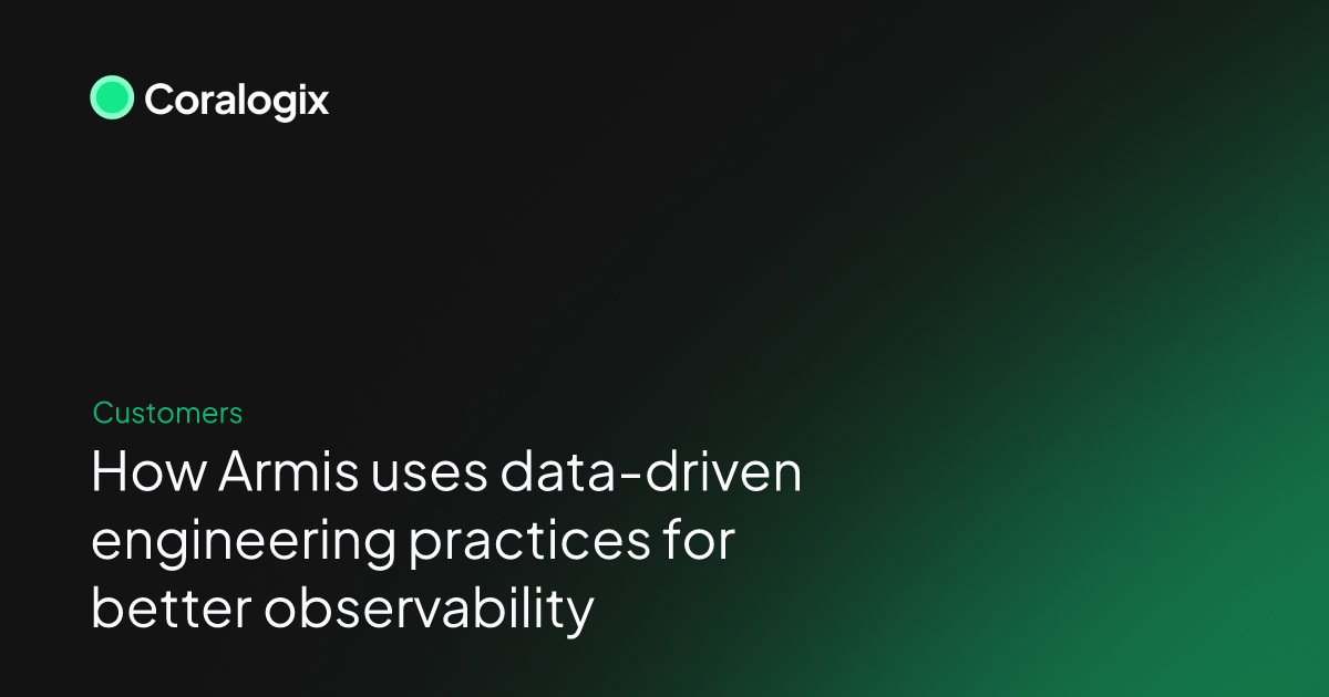 Armis uses data-driven engineering practices for better observability ...