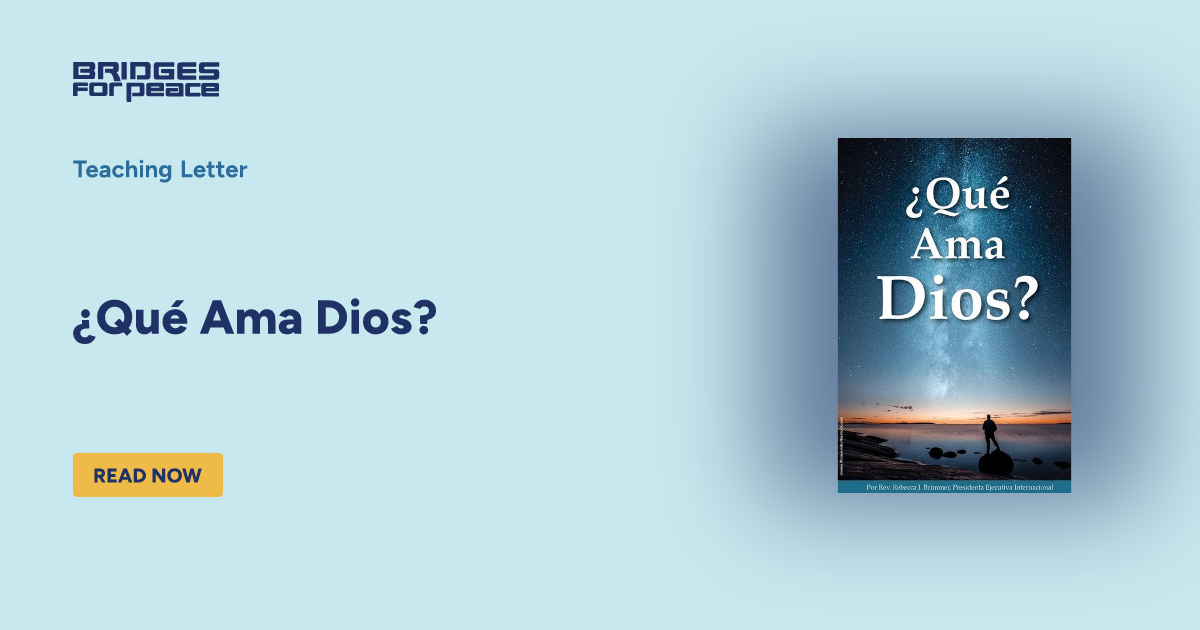 ¿Qué Ama Dios?