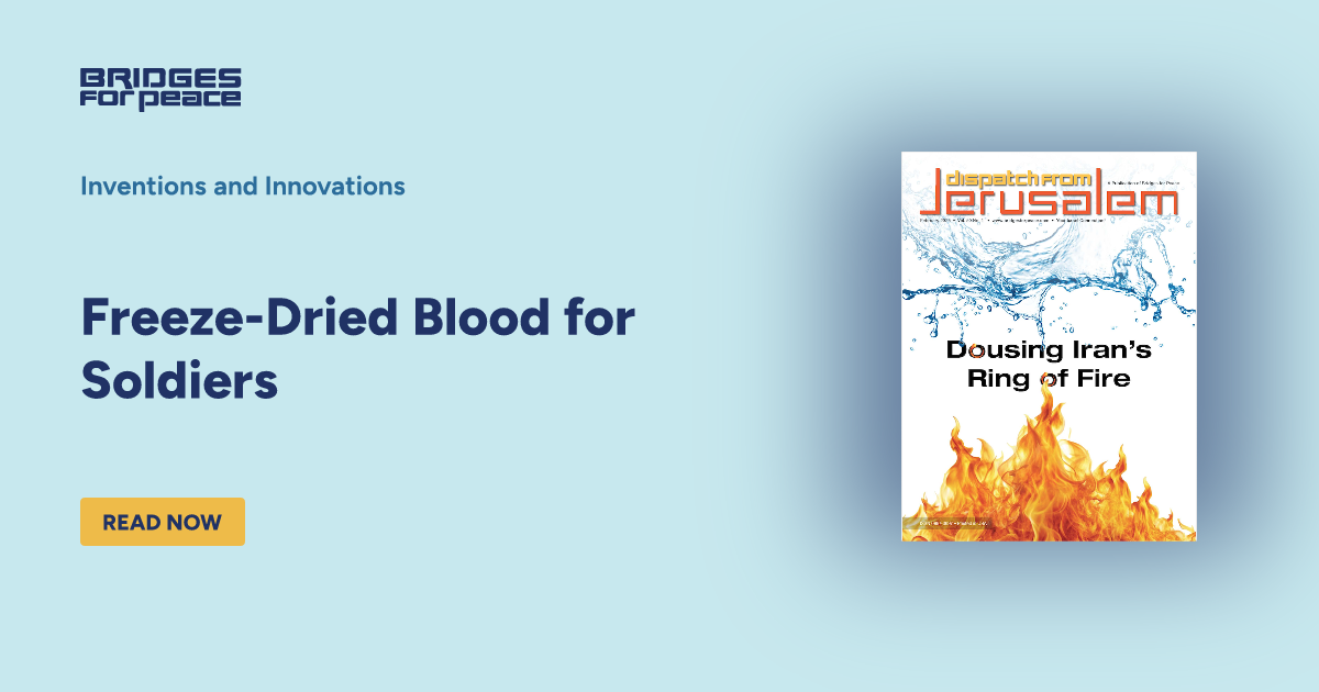 Freeze-Dried Blood for Soldiers