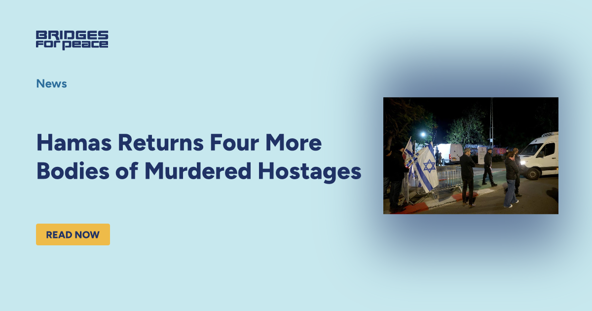 Hamas Returns Four More Bodies of Murdered Hostages