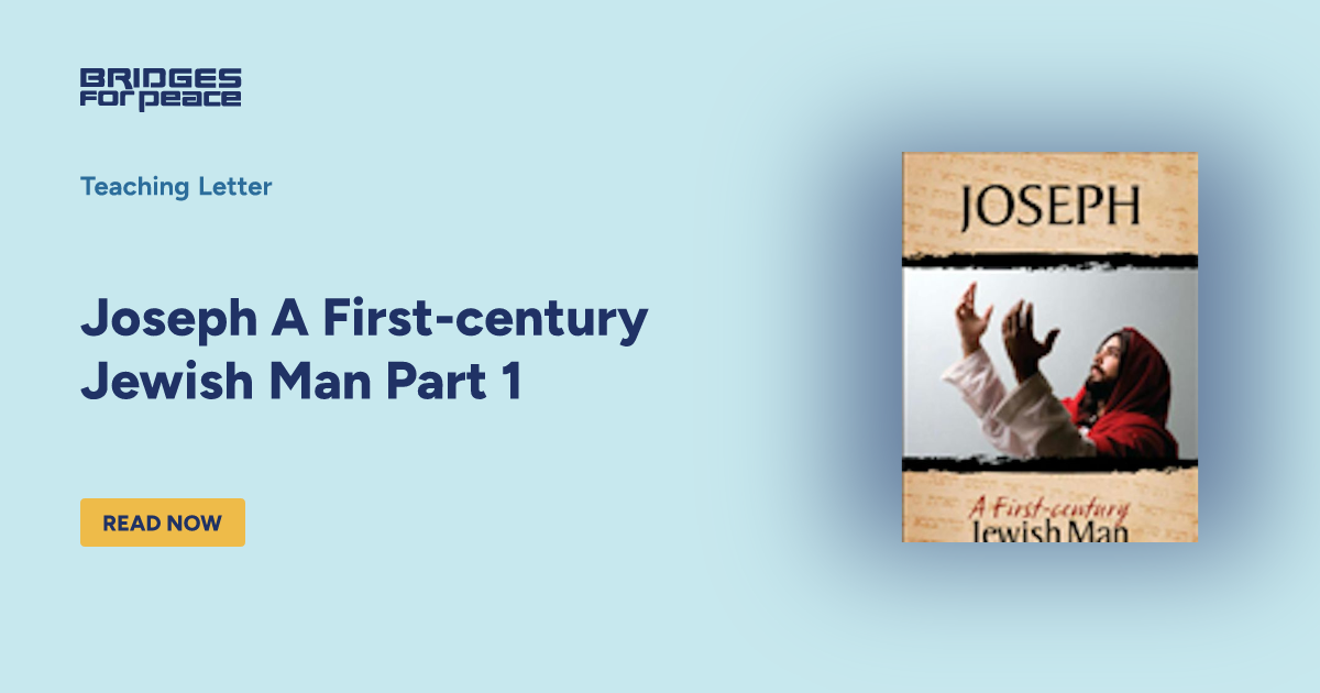 Joseph A First-century Jewish Man Part 1