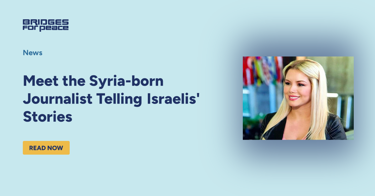 Meet the Syria-born Journalist Telling Israelis' Stories