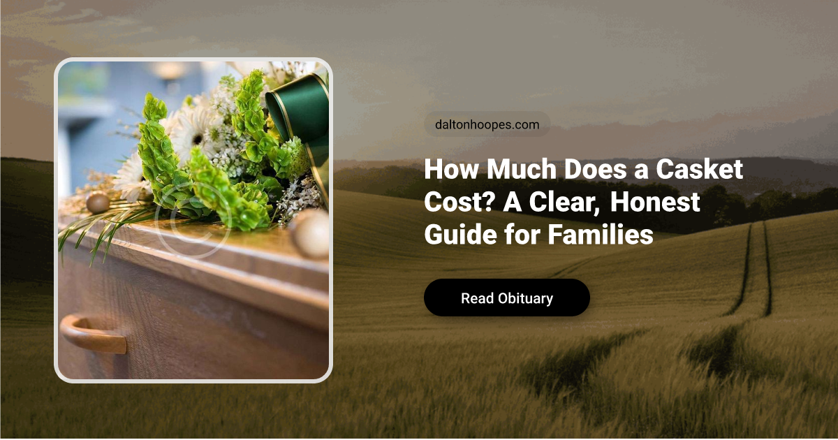 How Much Does a Casket Cost | Dalton Hoopes Funeral Home