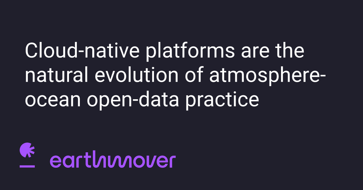 Cloud-native platforms are the natural evolution of atmosphere-ocean ...