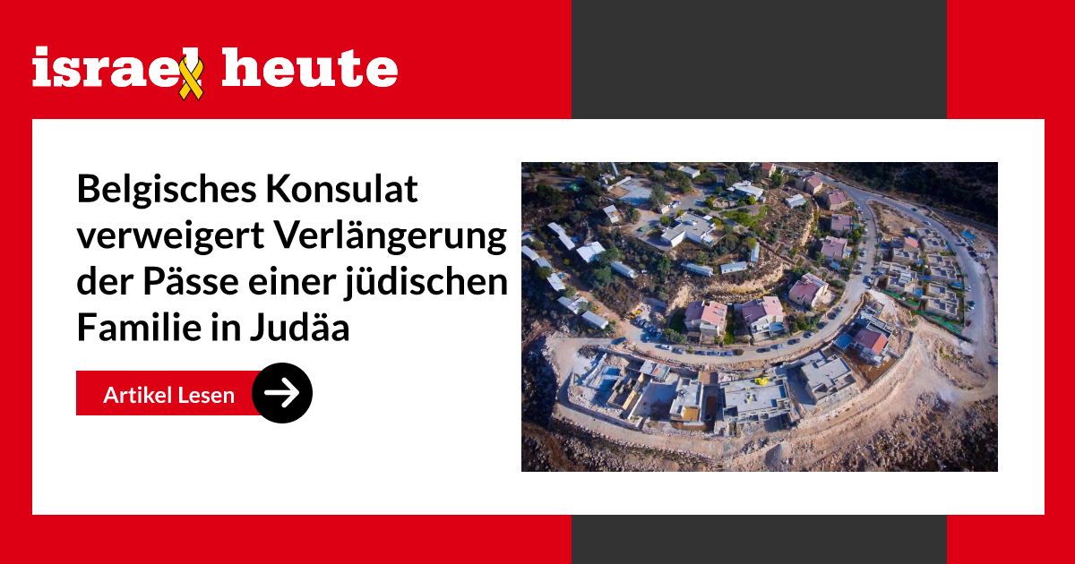 Belgisches Konsulat verweigert Verlängerung der Pässe einer jüdischen ...