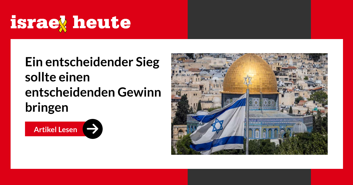 Ein entscheidender Sieg sollte einen entscheidenden Gewinn bringen ...