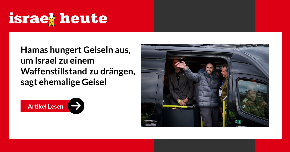 Hamas hungert Geiseln aus, um Israel zu einem Waffenstillstand zu ...