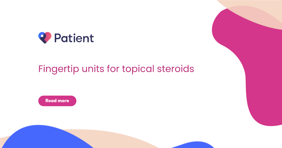 Fingertip Units for Topical Steroids