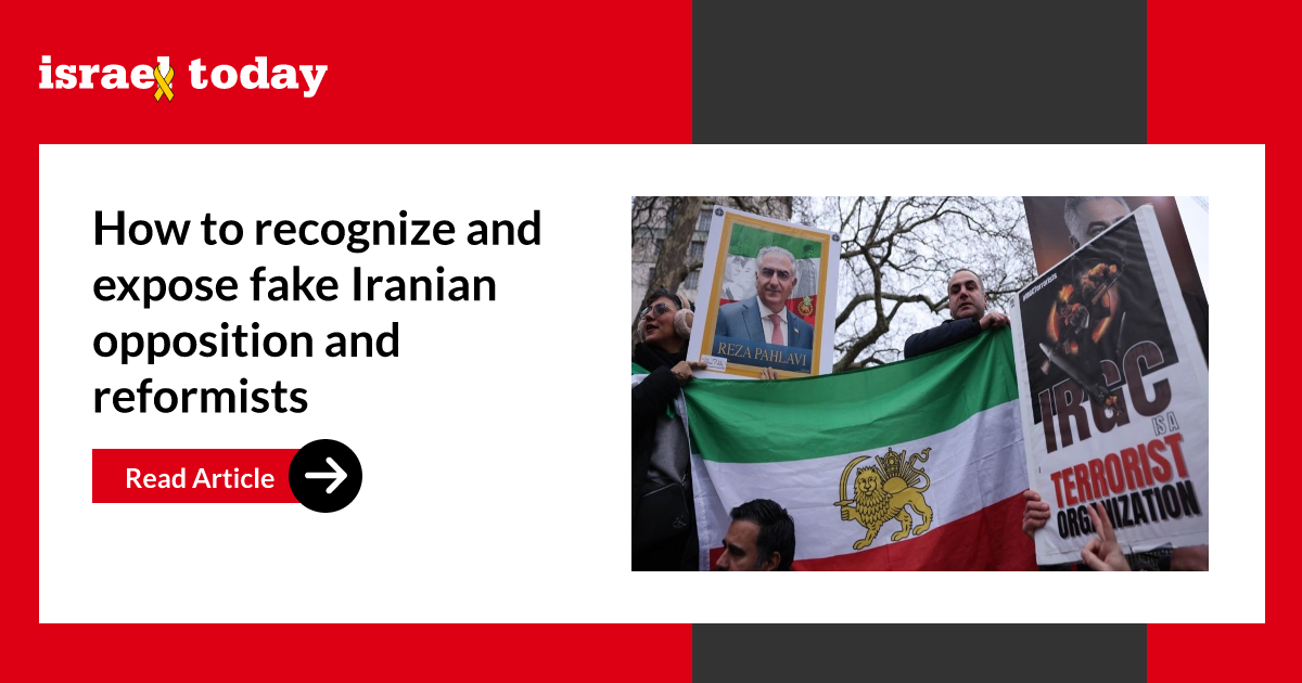 How to recognize and expose fake Iranian opposition and reformists