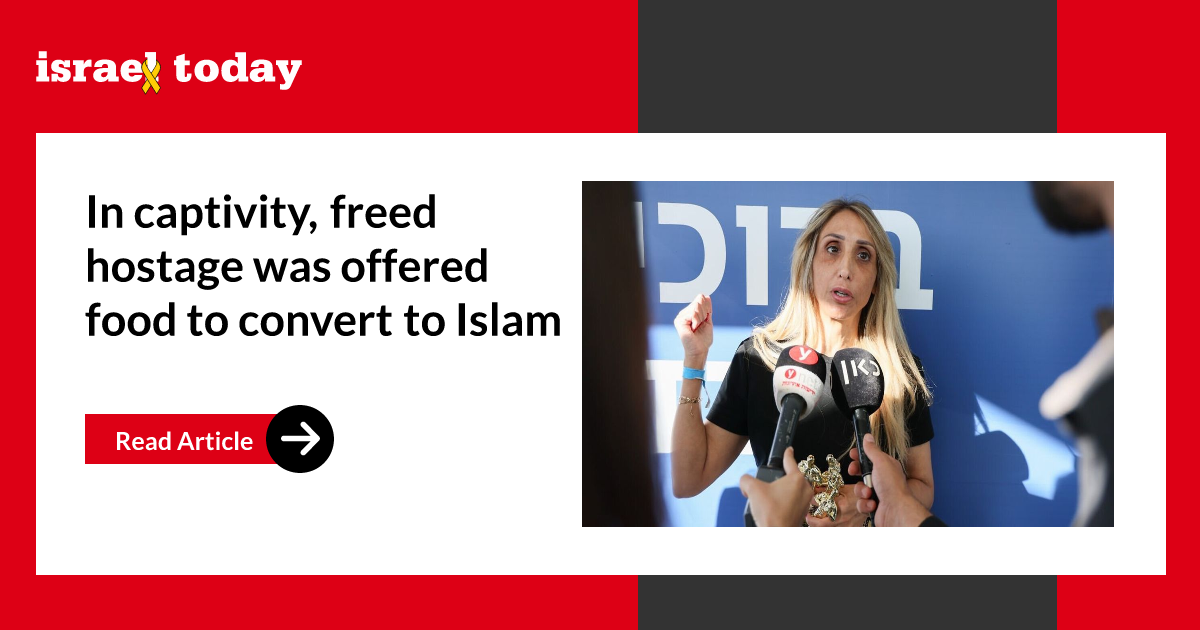 In captivity, freed hostage was offered food to convert to Islam ...