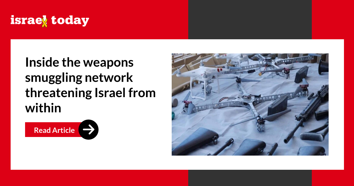Inside the weapons smuggling network threatening Israel from within