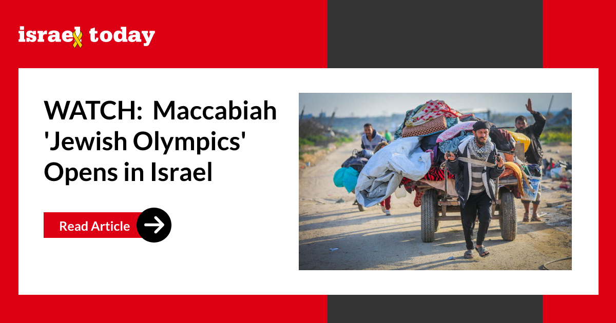 WATCH: Maccabiah 'Jewish Olympics' Opens in Israel - Israel Today