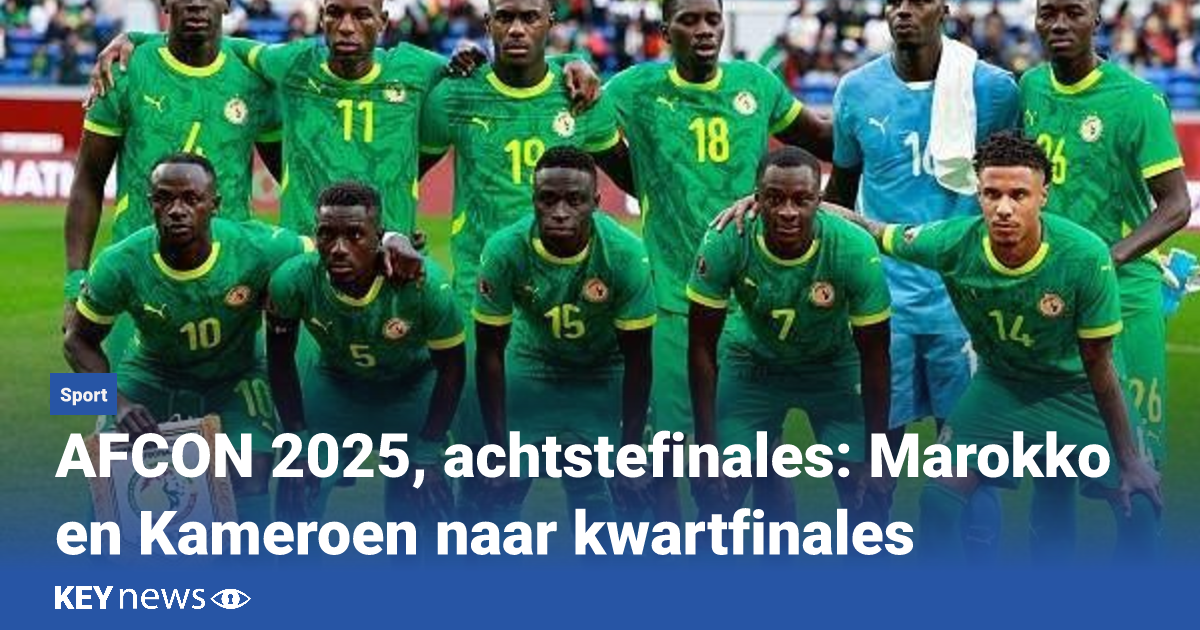 AFCON 2025, achtstefinales: Marokko en Kameroen naar kwartfinales - KEY ...