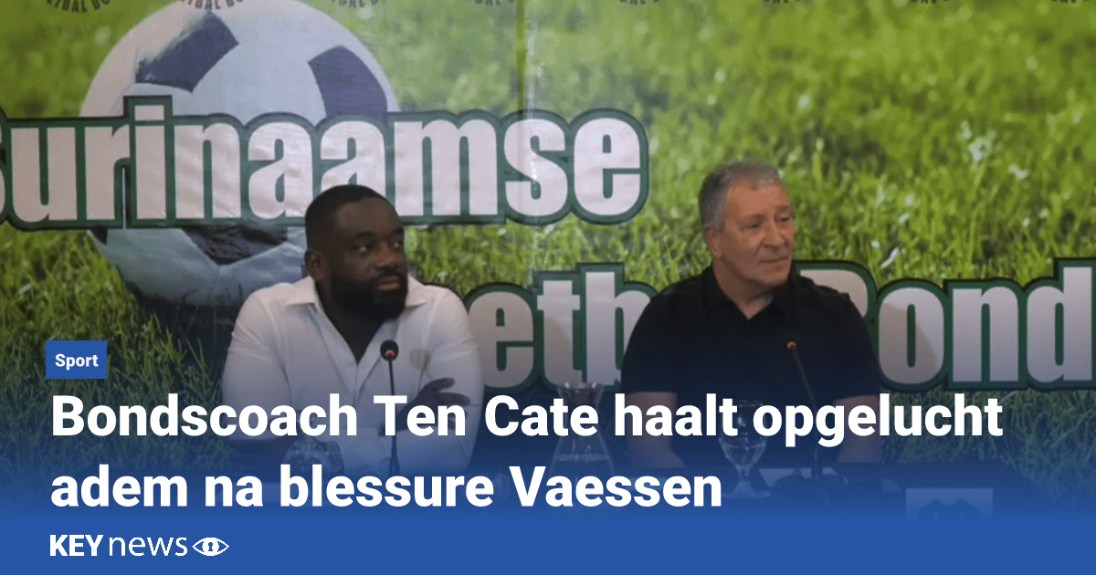 Bondscoach Ten Cate haalt opgelucht adem na blessure Vaessen - KEY NEWS ...