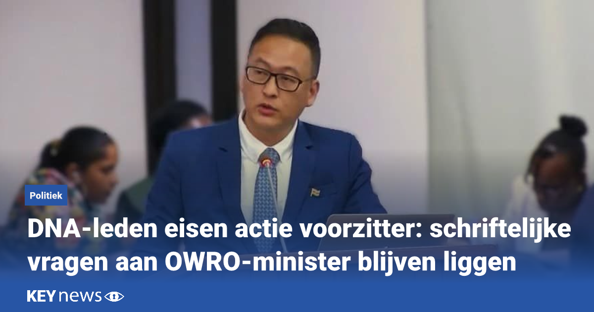 DNA-leden eisen actie voorzitter: schriftelijke vragen aan OWRO ...