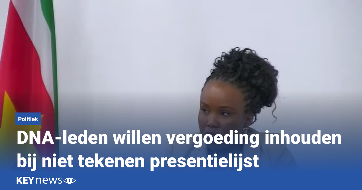 DNA-leden willen vergoeding inhouden bij niet tekenen presentielijst ...