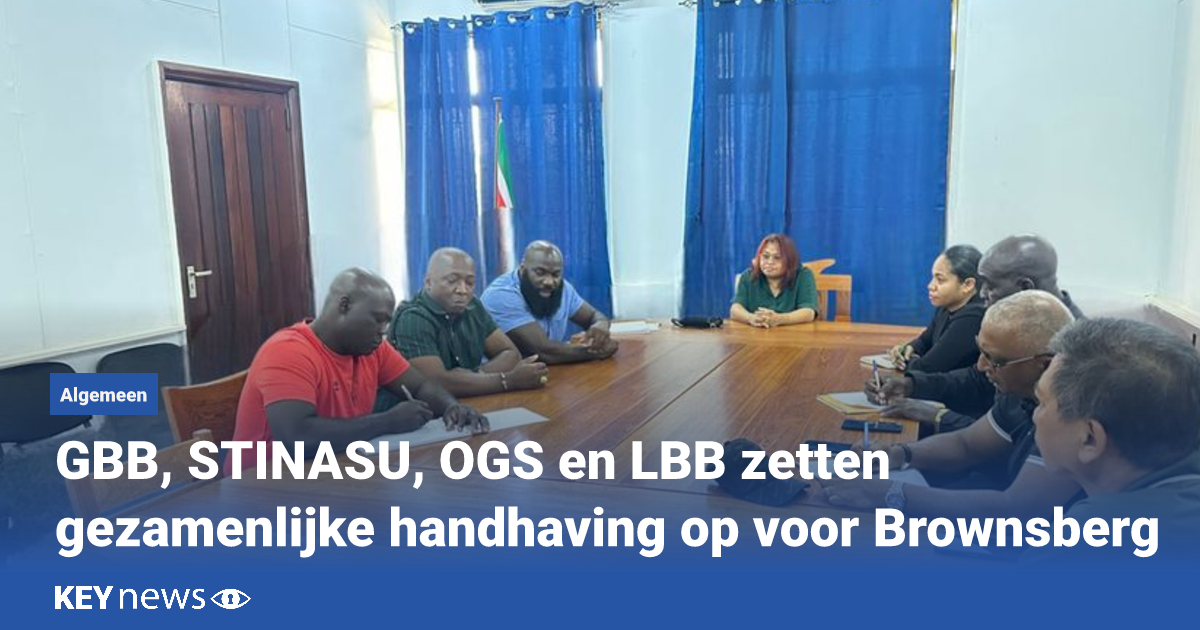 GBB, STINASU, OGS en LBB zetten gezamenlijke handhaving op voor ...