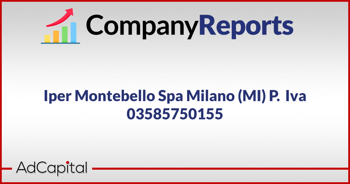 Iper Montebello Spa Milano (MI) P. Iva 03585750155