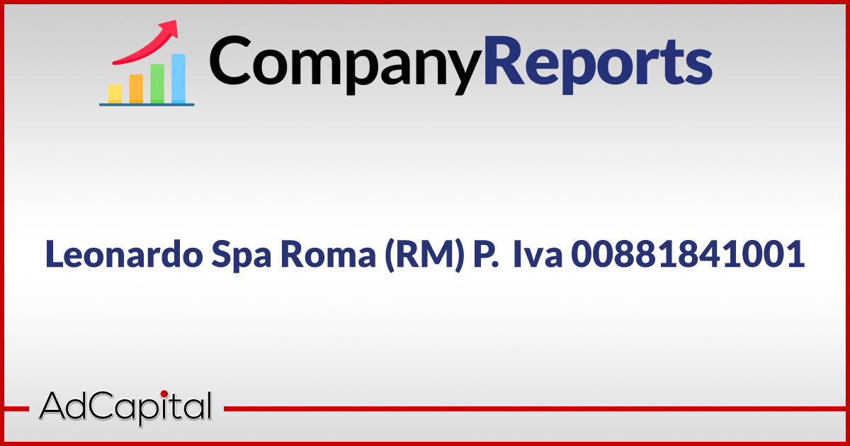 Leonardo Spa (RM) – Fatturato, Bilancio e Report Ufficiale