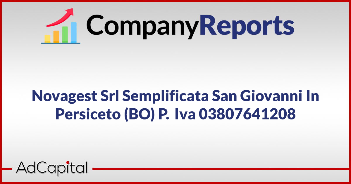 Novagest Srl Semplificata San Giovanni In Persiceto (BO) P. Iva 03807641208