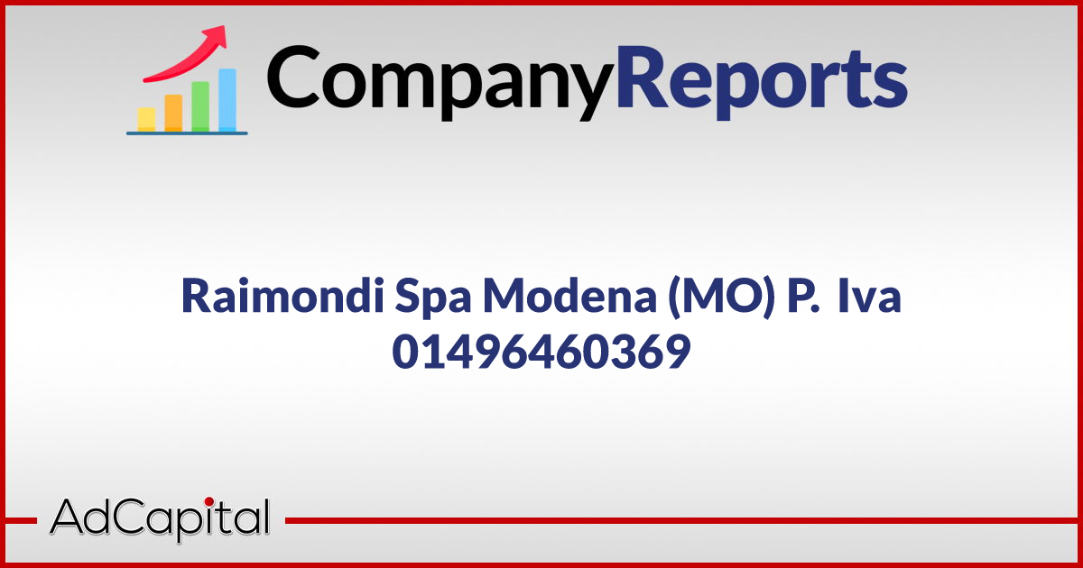 Raimondi Spa Modena (MO) P. Iva 01496460369