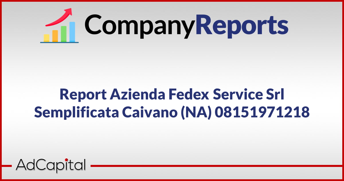 Report Azienda Fedex Service Srl Semplificata Caivano (NA) 08151971218