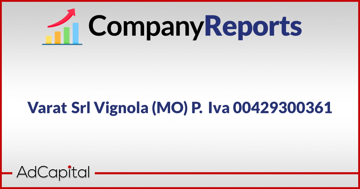 Varat Srl Vignola (MO) P. Iva 00429300361