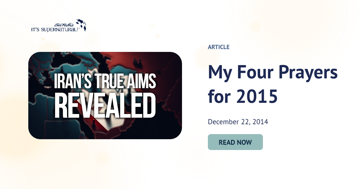 My Four Prayers for 2015