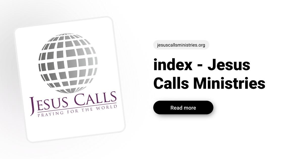 Telephone Prayer Tower - Jesus Calls Ministries