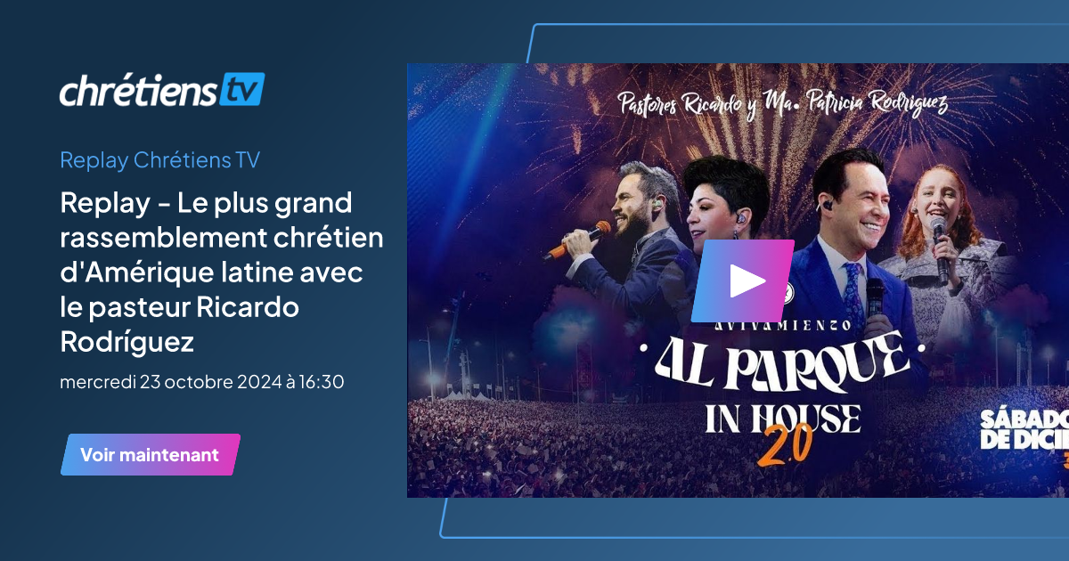 Regardez le plus grand rassemblement chrétien d'Amérique latine avec le ...